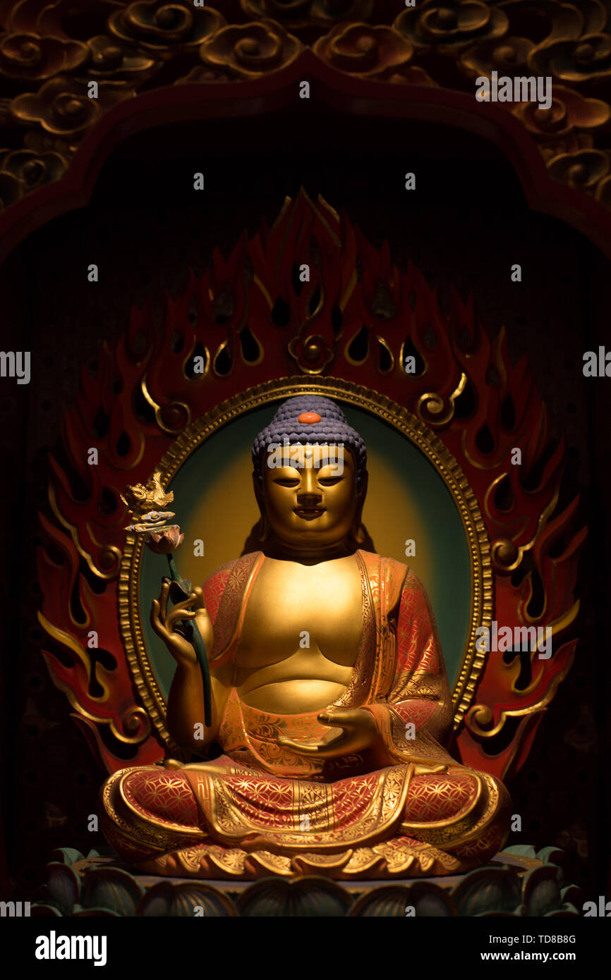 Sculpture ornaments architecture the art of gold sakyamuni temple hi ...