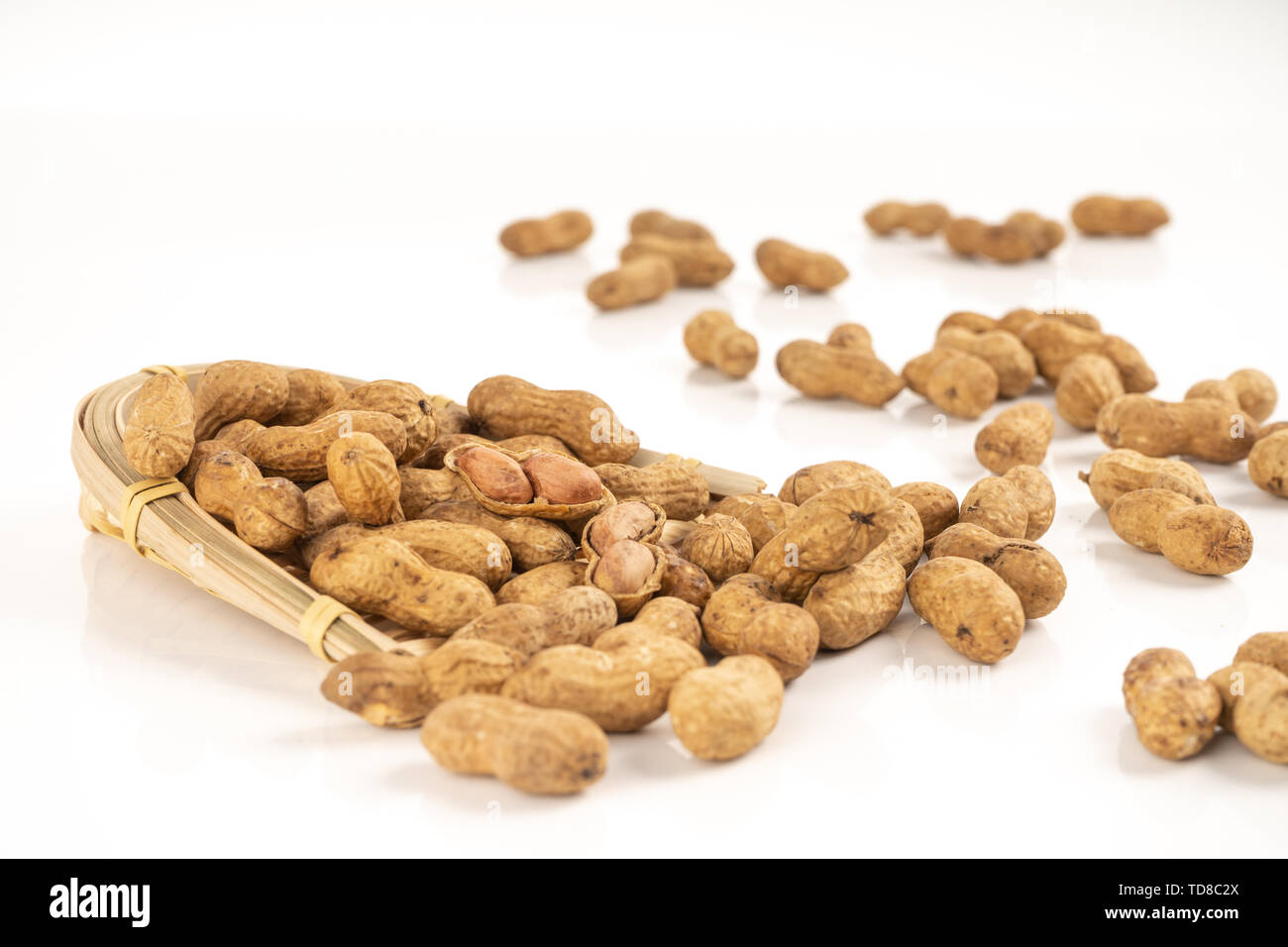 Multi-flavored thin-skinned peanuts Stock Photo - Alamy