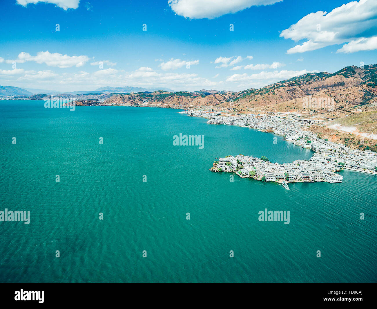 Aerial photography Dali Erhai Stock Photo - Alamy