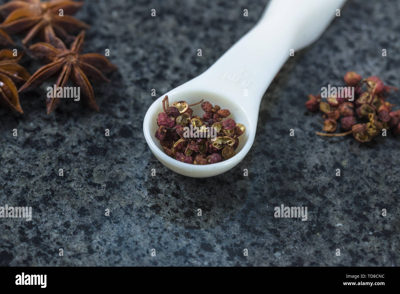 Edible spice seasonings Stock Photo - Alamy