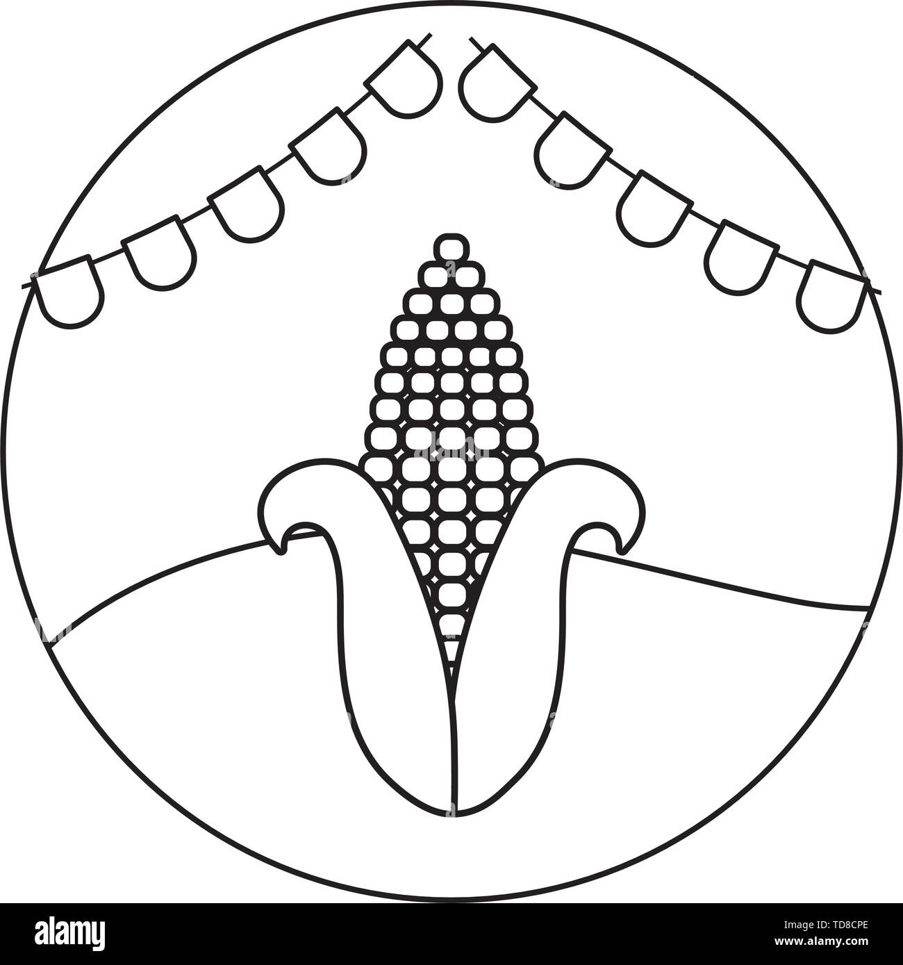 Indian Corn Template