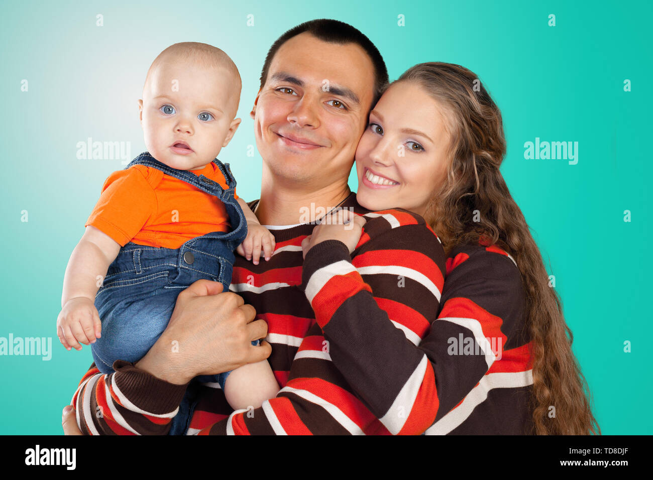 happy young family Stock Photo - Alamy