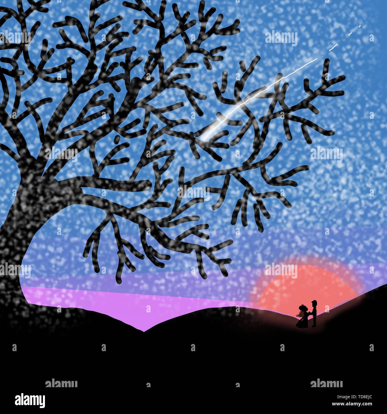 Draw the picture Stock Photo - Alamy