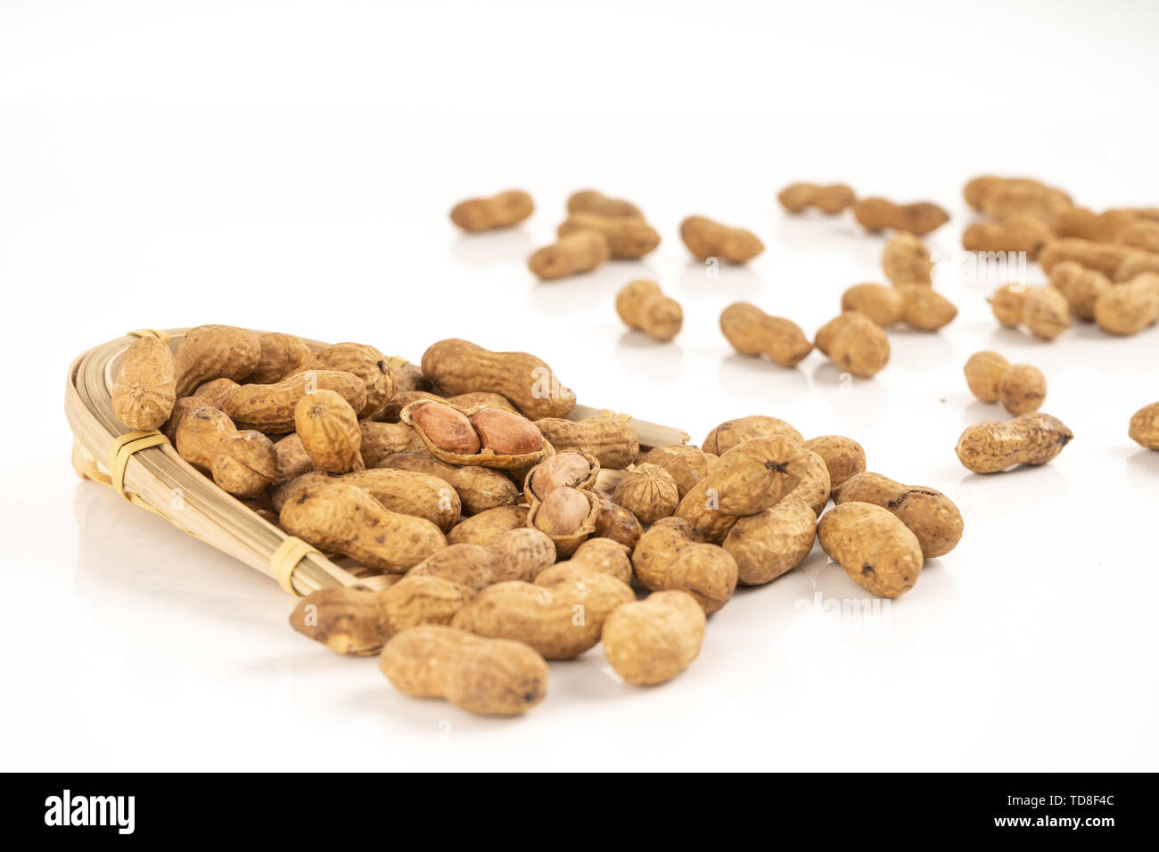 Multi-flavored thin-skinned peanuts Stock Photo - Alamy