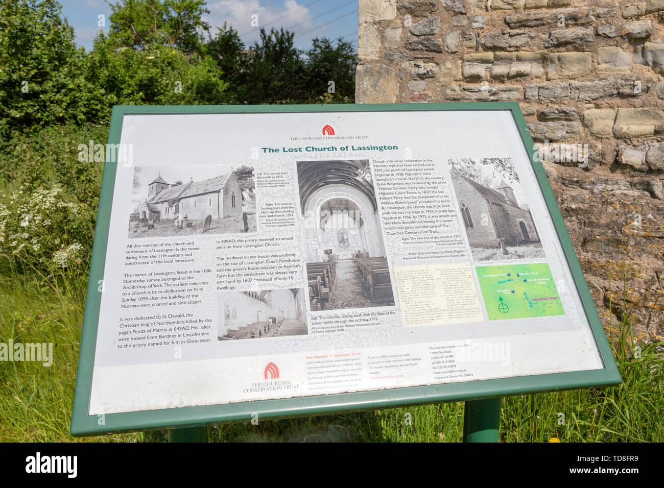 Lost church of Lassington, Gloucestershire, England, UK Stock Photo - Alamy
