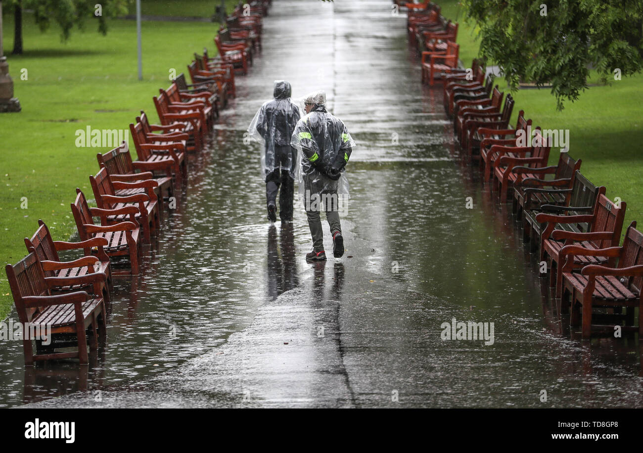 Princes street in the rain hi-res stock photography and images - Alamy