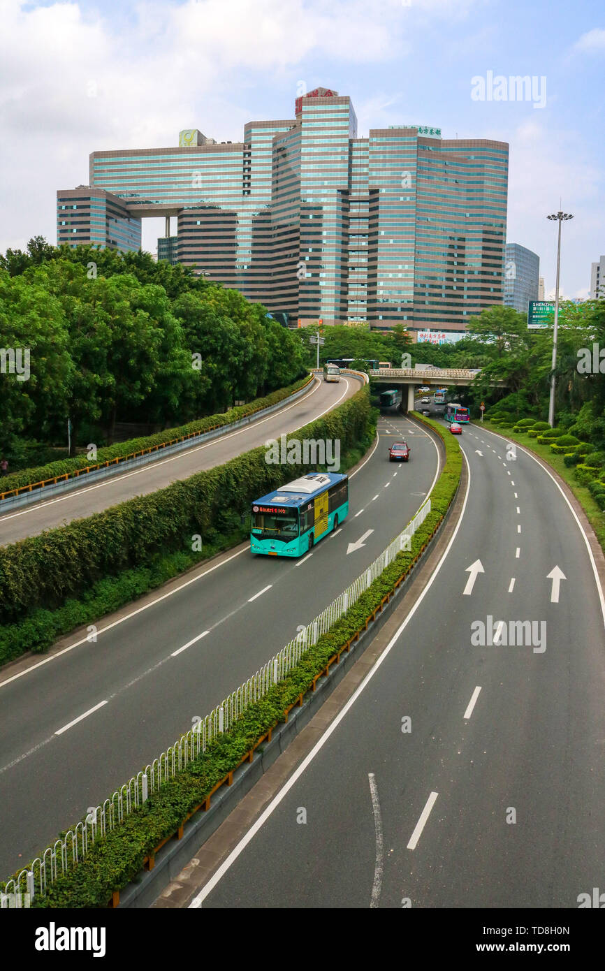 Three lanes are at three highs, different heights Stock Photo - Alamy