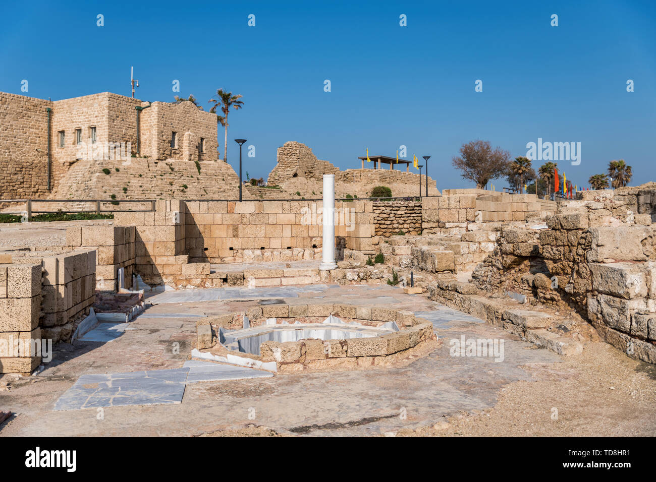Ruins caesarea israel hi-res stock photography and images - Alamy