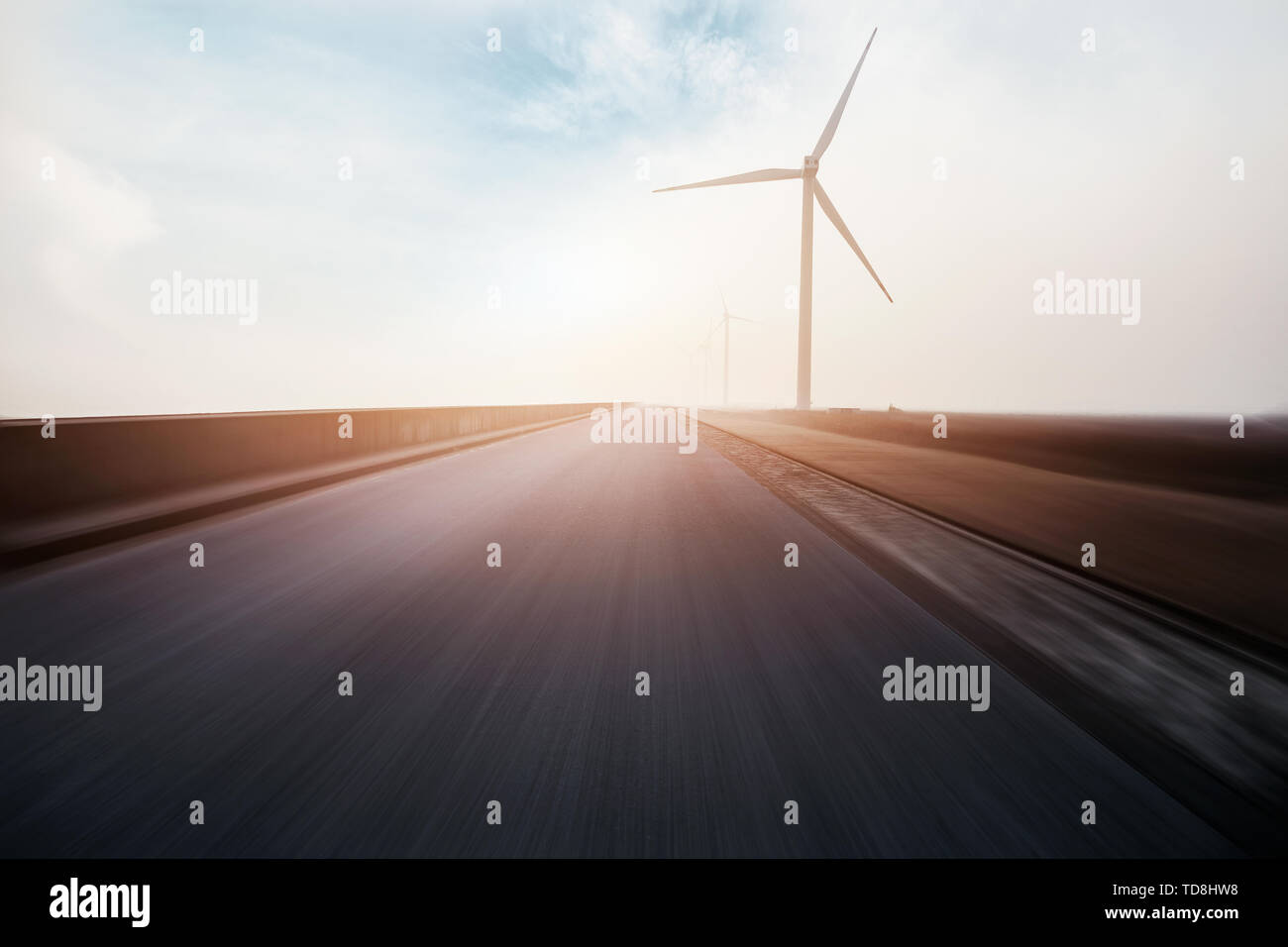 Modern urban fast road Stock Photo - Alamy