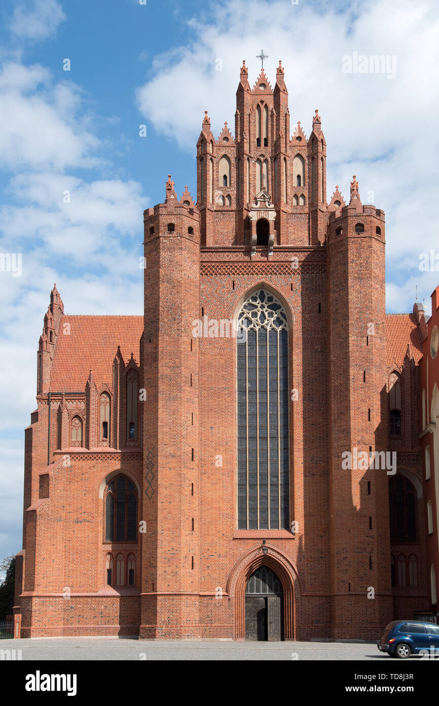 Gothic bazylika katedralna Wniebowziecia Najswietszej Maryi Panny ...