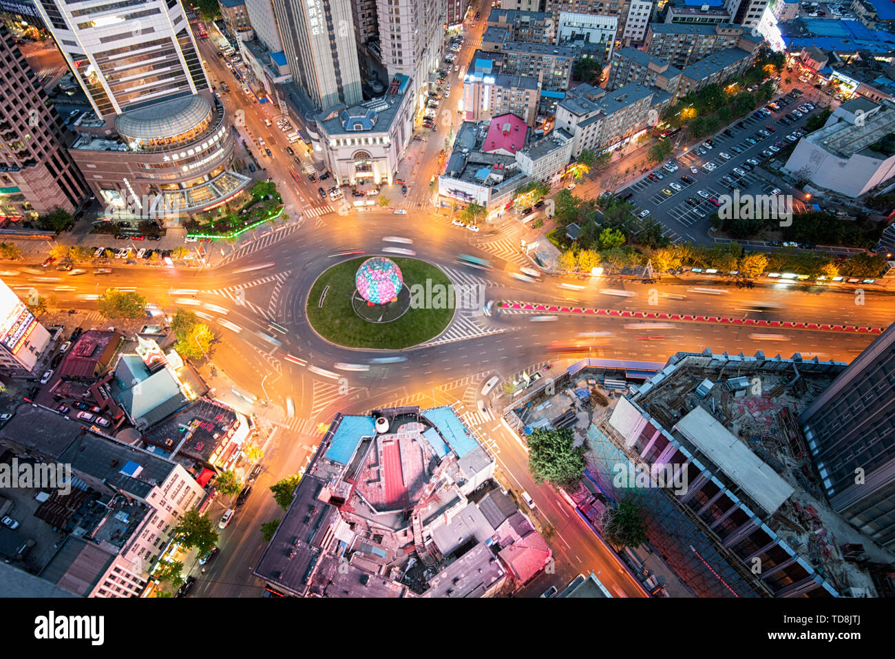 Modern city of Dalian Stock Photo - Alamy