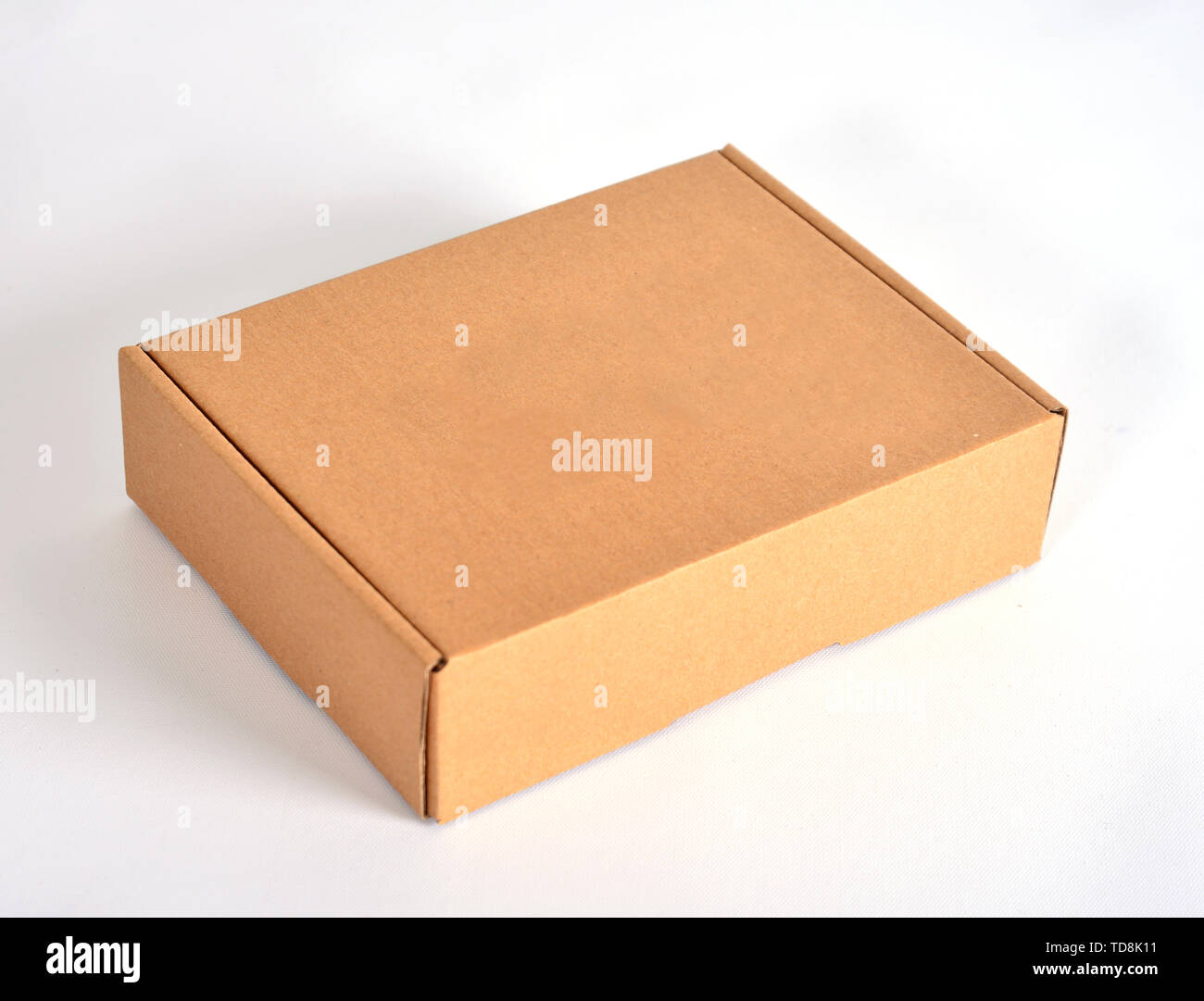 Blank corrugated box Stock Photo - Alamy