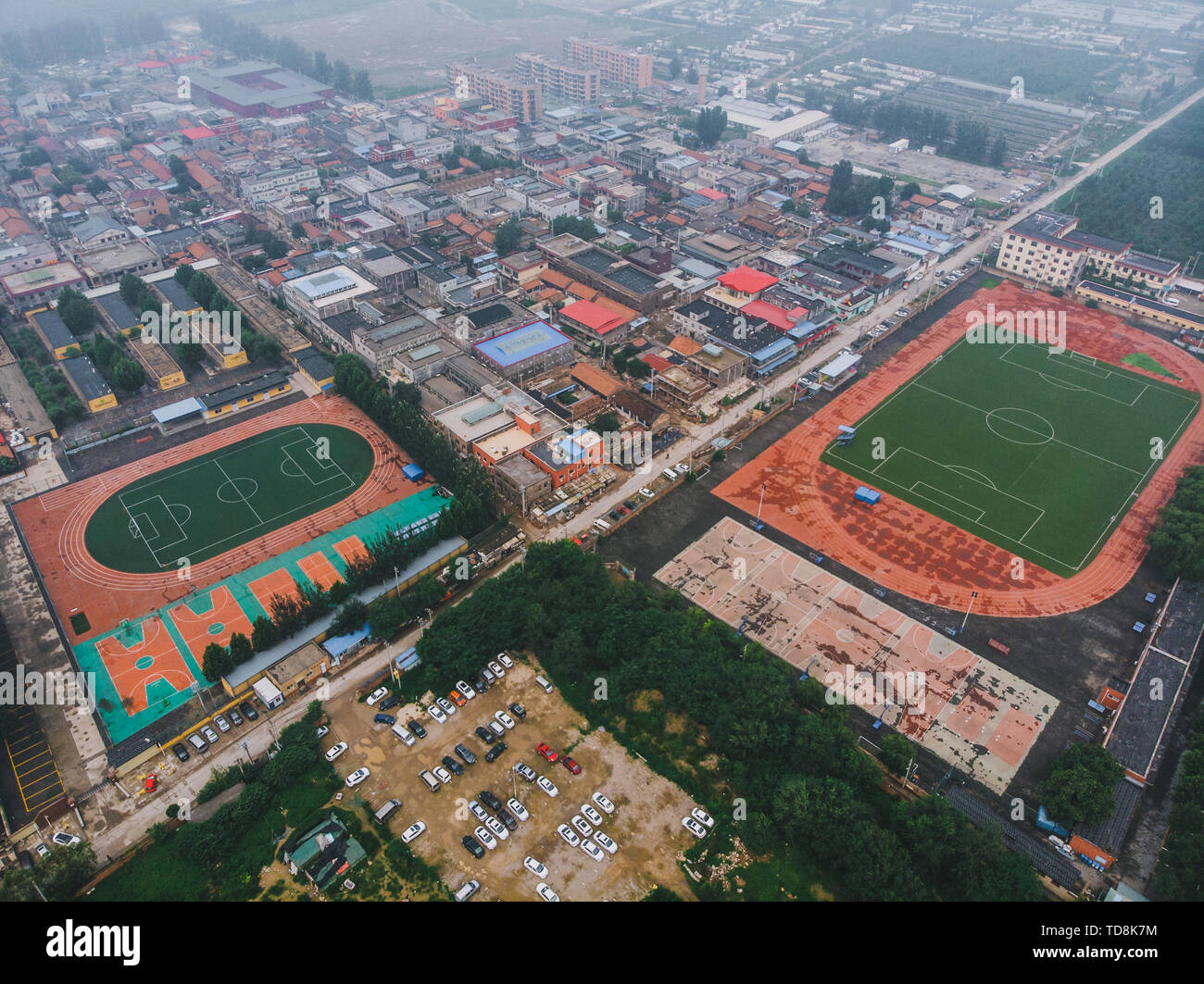 Beijing aerial stadium hi-res stock photography and images - Alamy