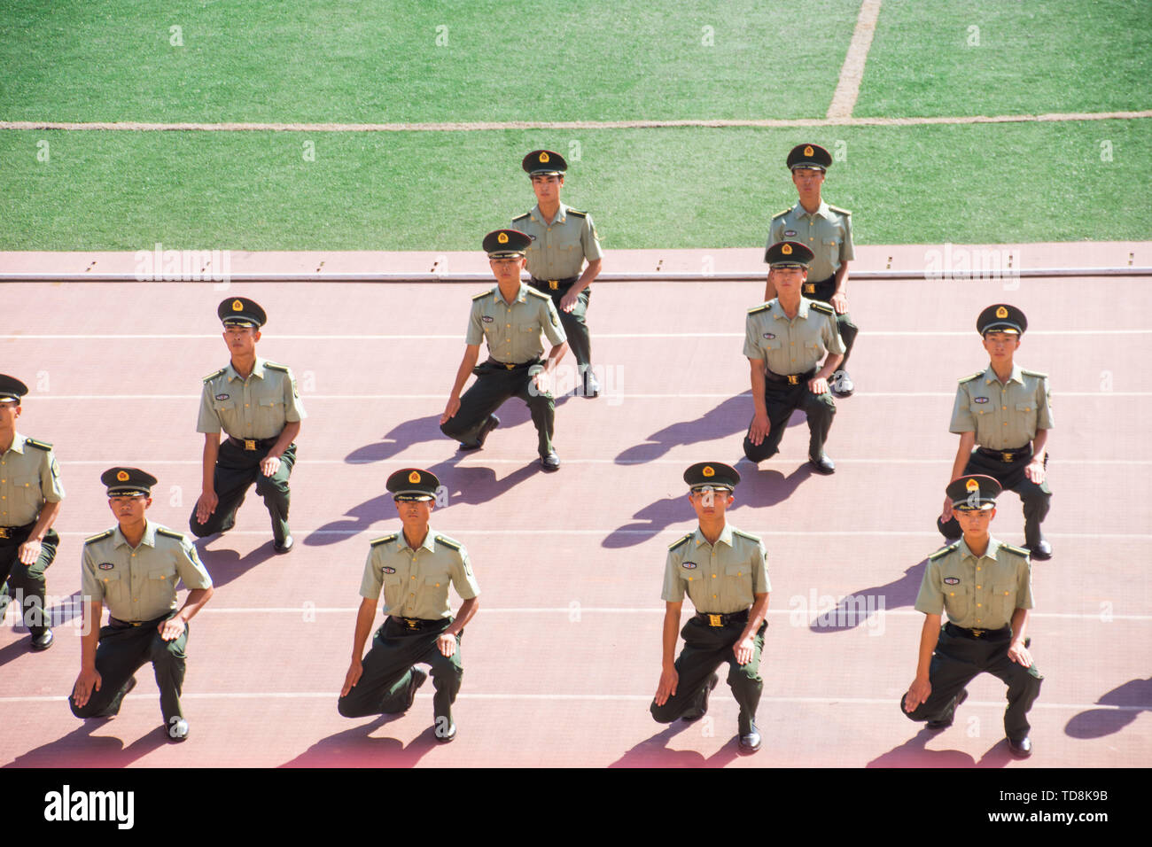 Military Training of Hunan University of Science and Technology Stock ...