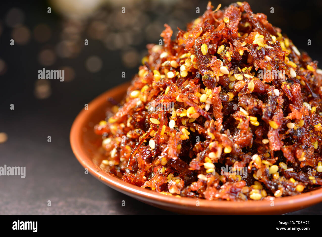 Spicy spiced lantern, shredded beef Stock Photo - Alamy