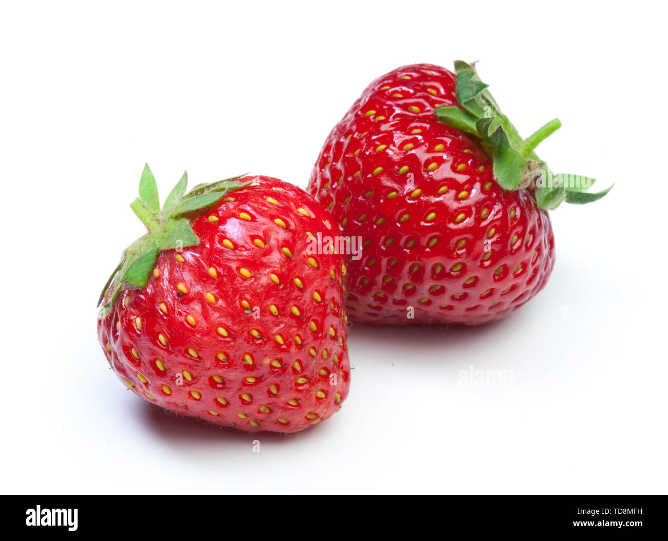 strawberry isolated on white Stock Photo - Alamy