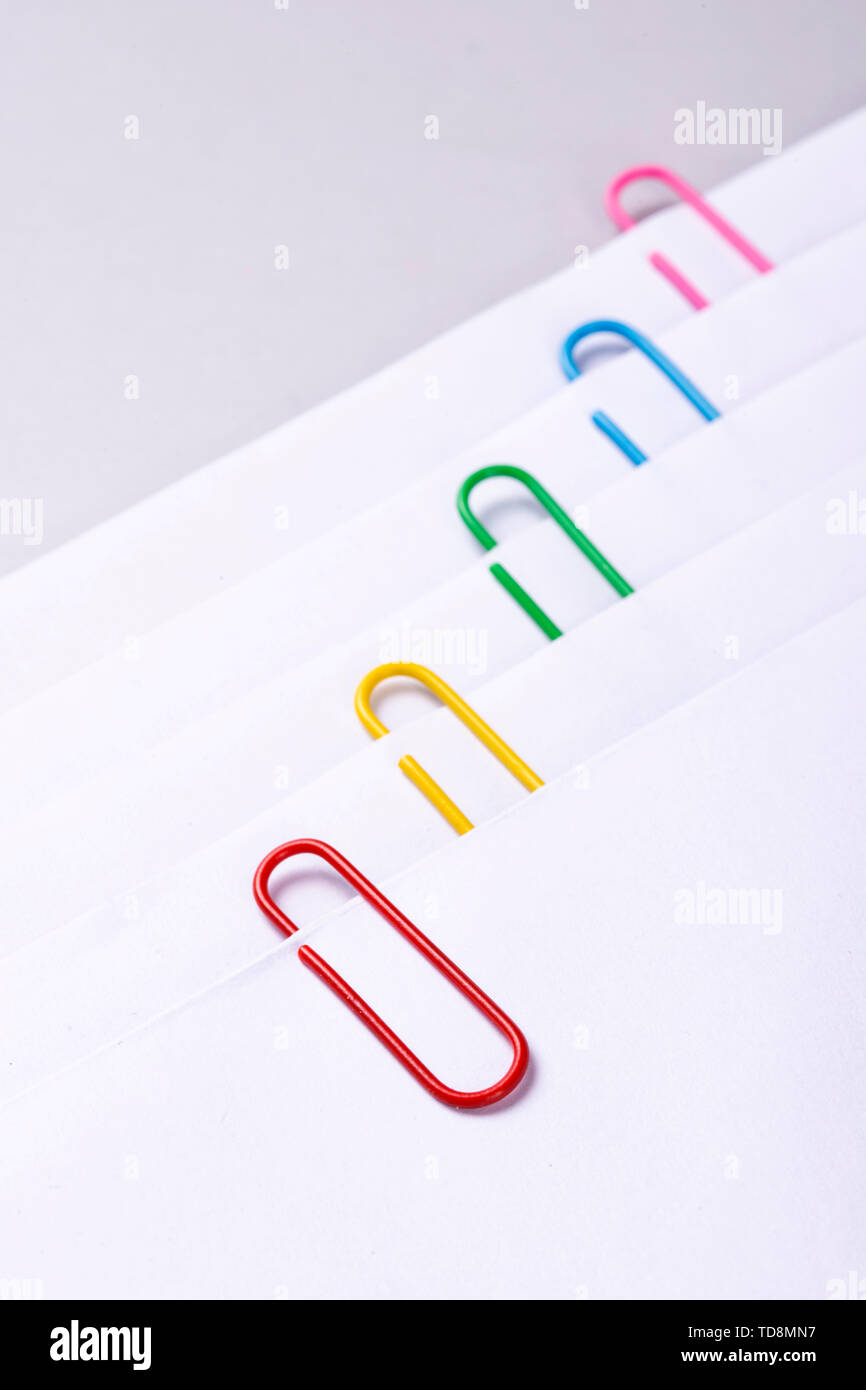 Various kinds of paper clips hi-res stock photography and images - Alamy
