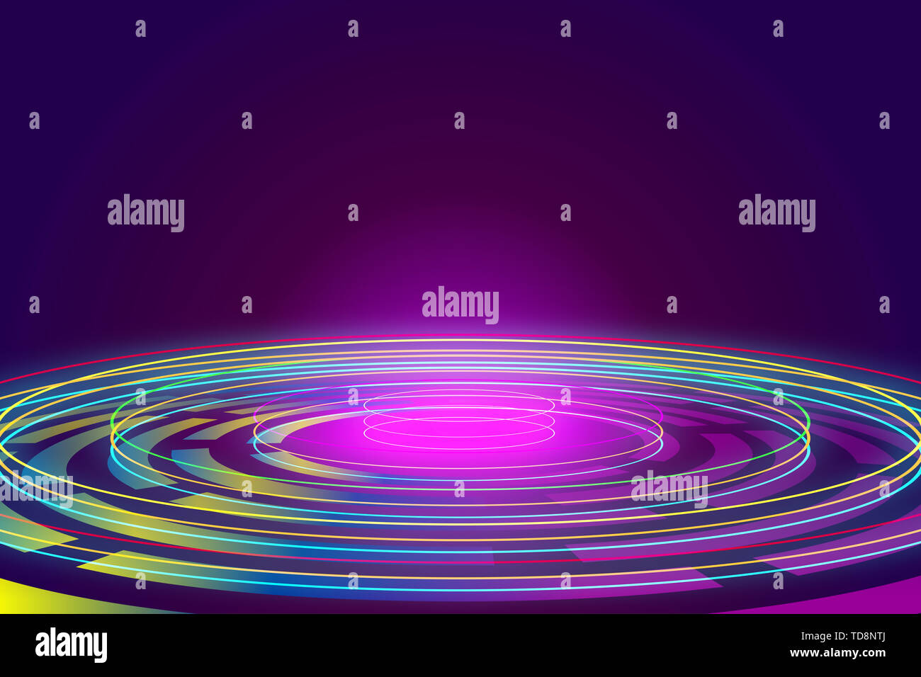 Blue visualizer hi-res stock photography and images - Alamy