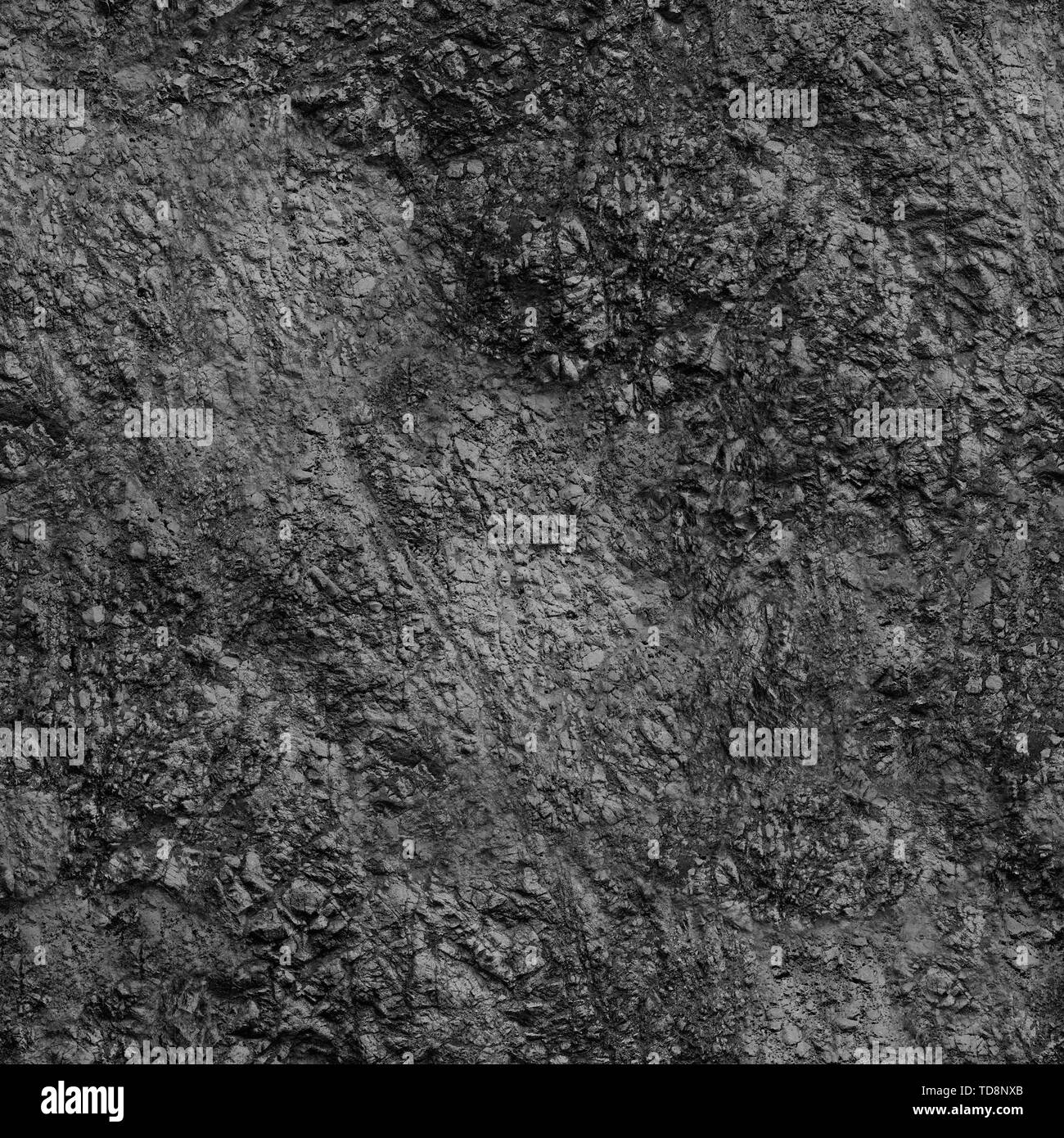 The sharp edges of the rocky wall are black.Texture or background Stock ...