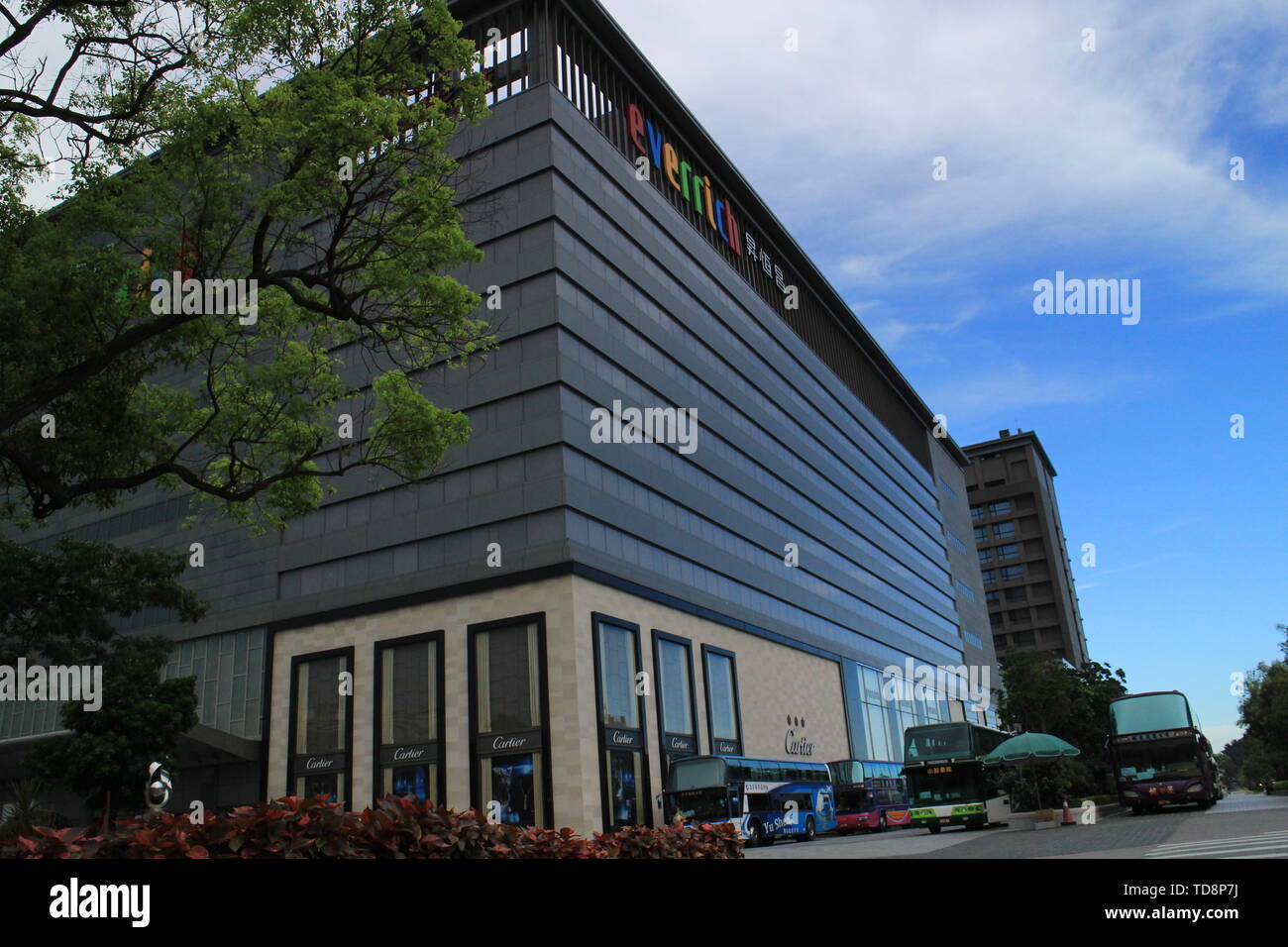 Commercial squares, buildings, duty-free shops Stock Photo - Alamy
