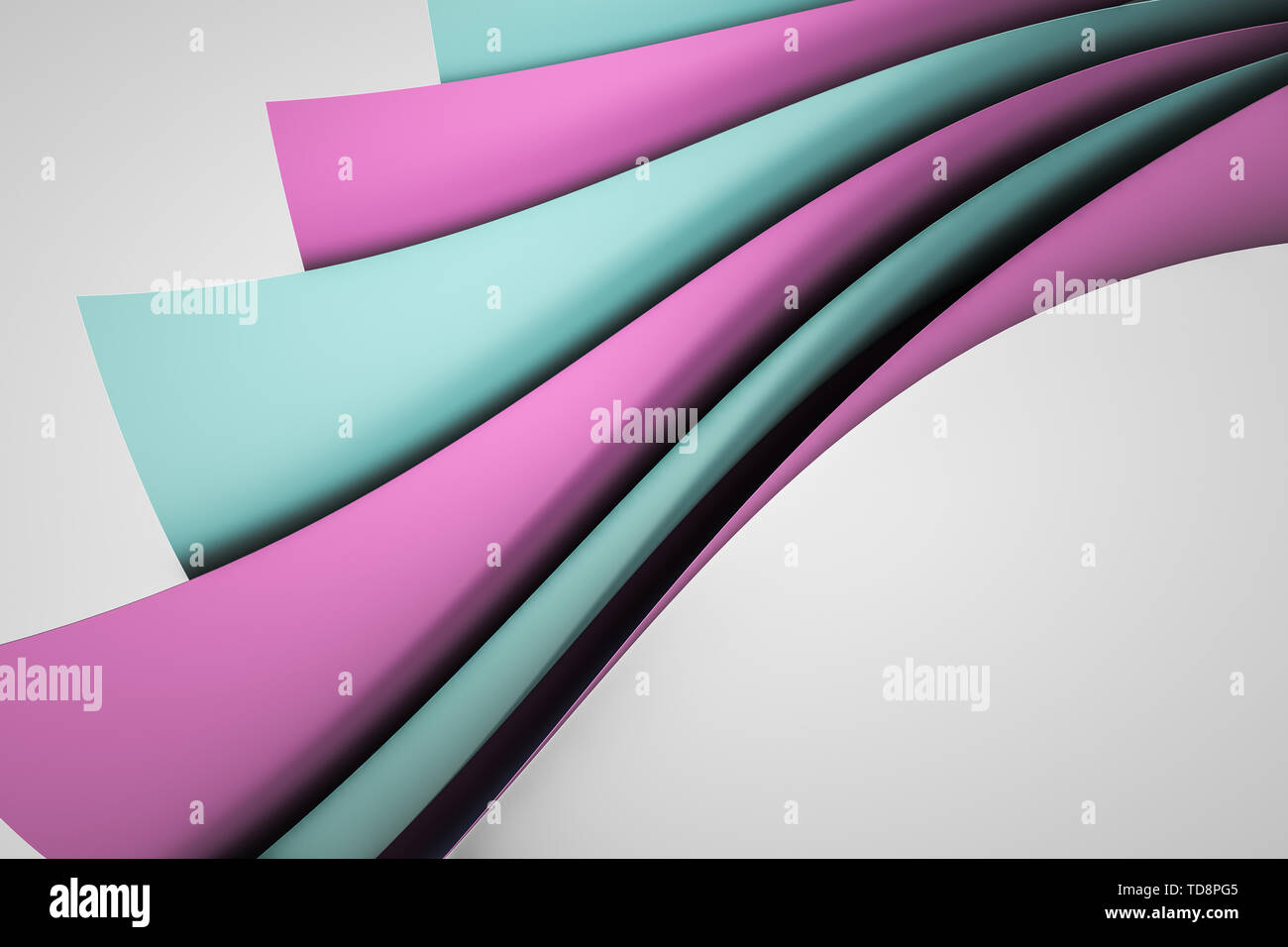 Three-dimensional rendering, blue powder phase flow background Stock ...