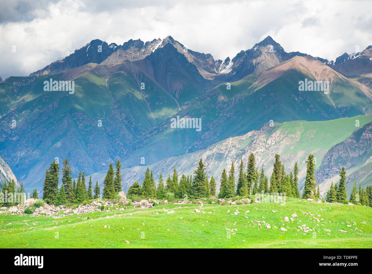 The scenery by the Chattanooga Road Stock Photo - Alamy