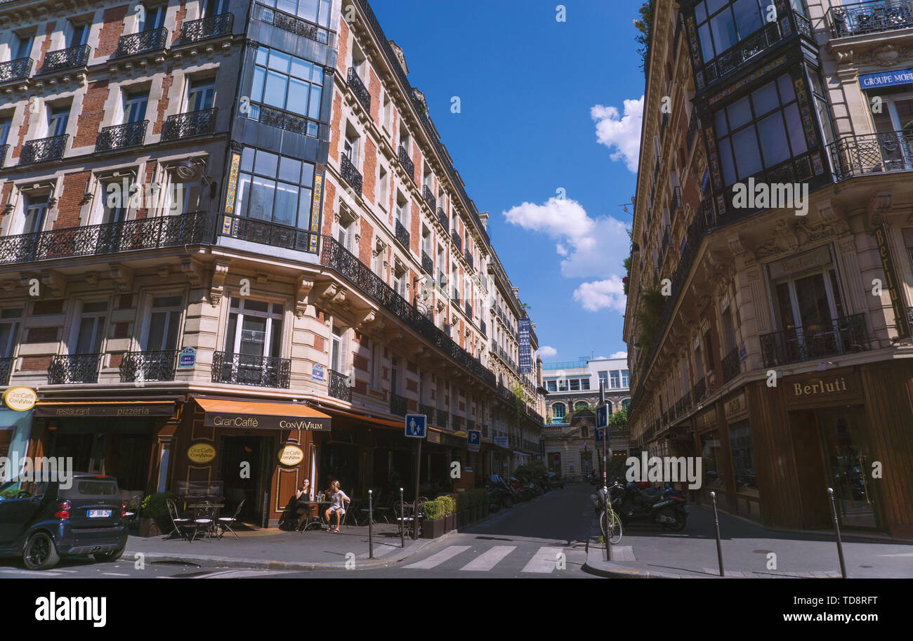 French Street View Stock Photo - Alamy