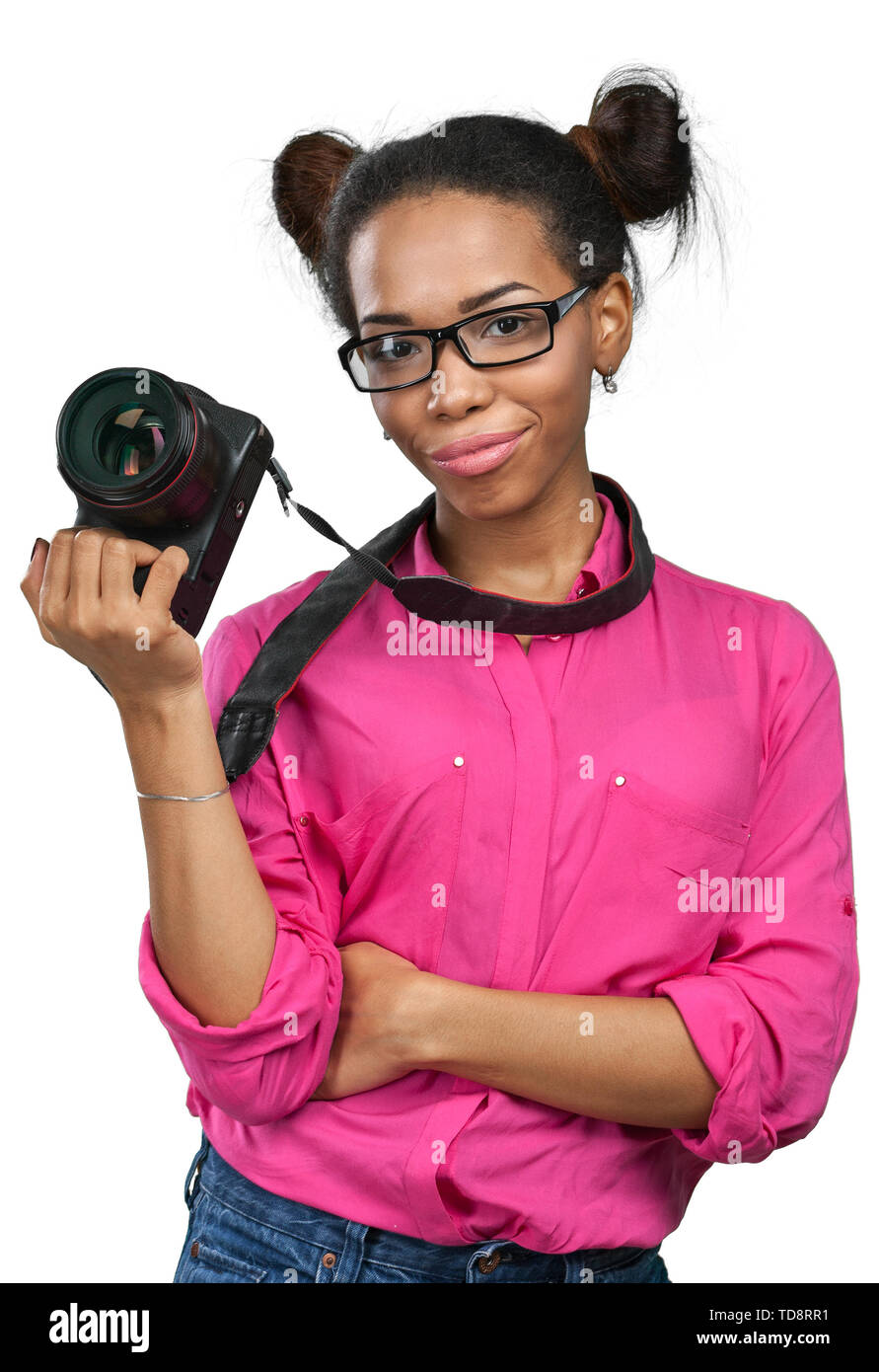 African American photographer Stock Photo - Alamy