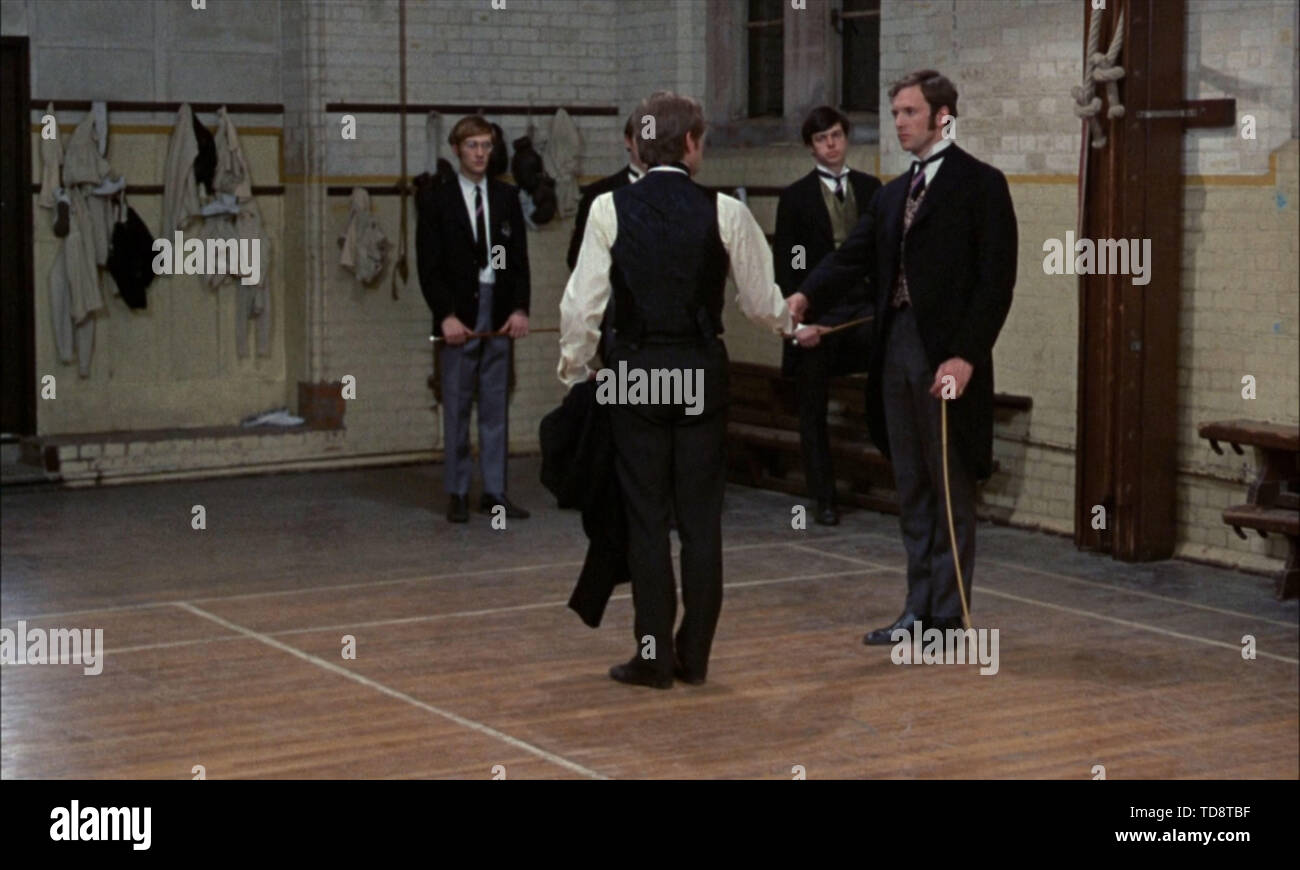 London.UK. L-R: Malcolm McDowell with Michael Cadman, Robert Swann ...
