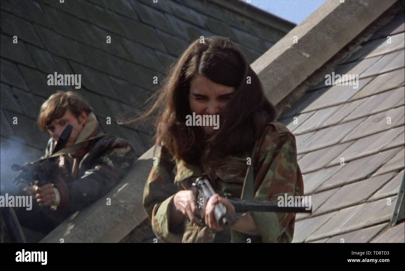 London.UK. Malcolm McDowell and Christine Noonan in a scene in ...