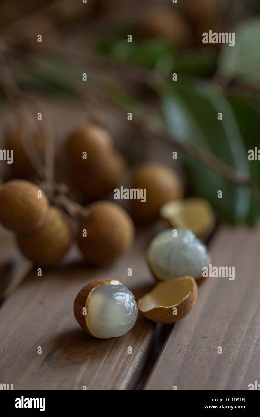 Fresh longan fresh cinnamon Stock Photo - Alamy