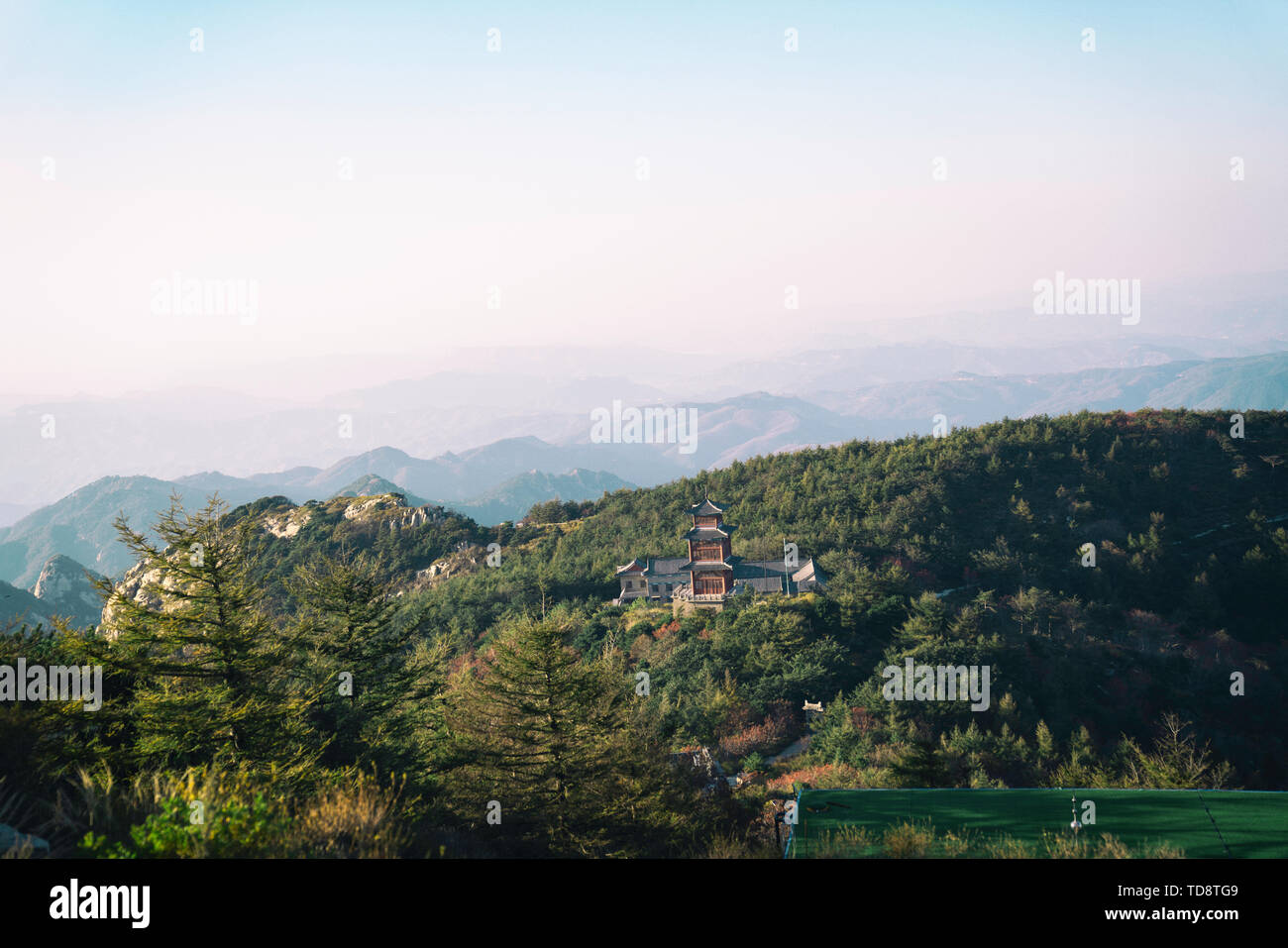 Mount Taishan Scenic Area Stock Photo - Alamy