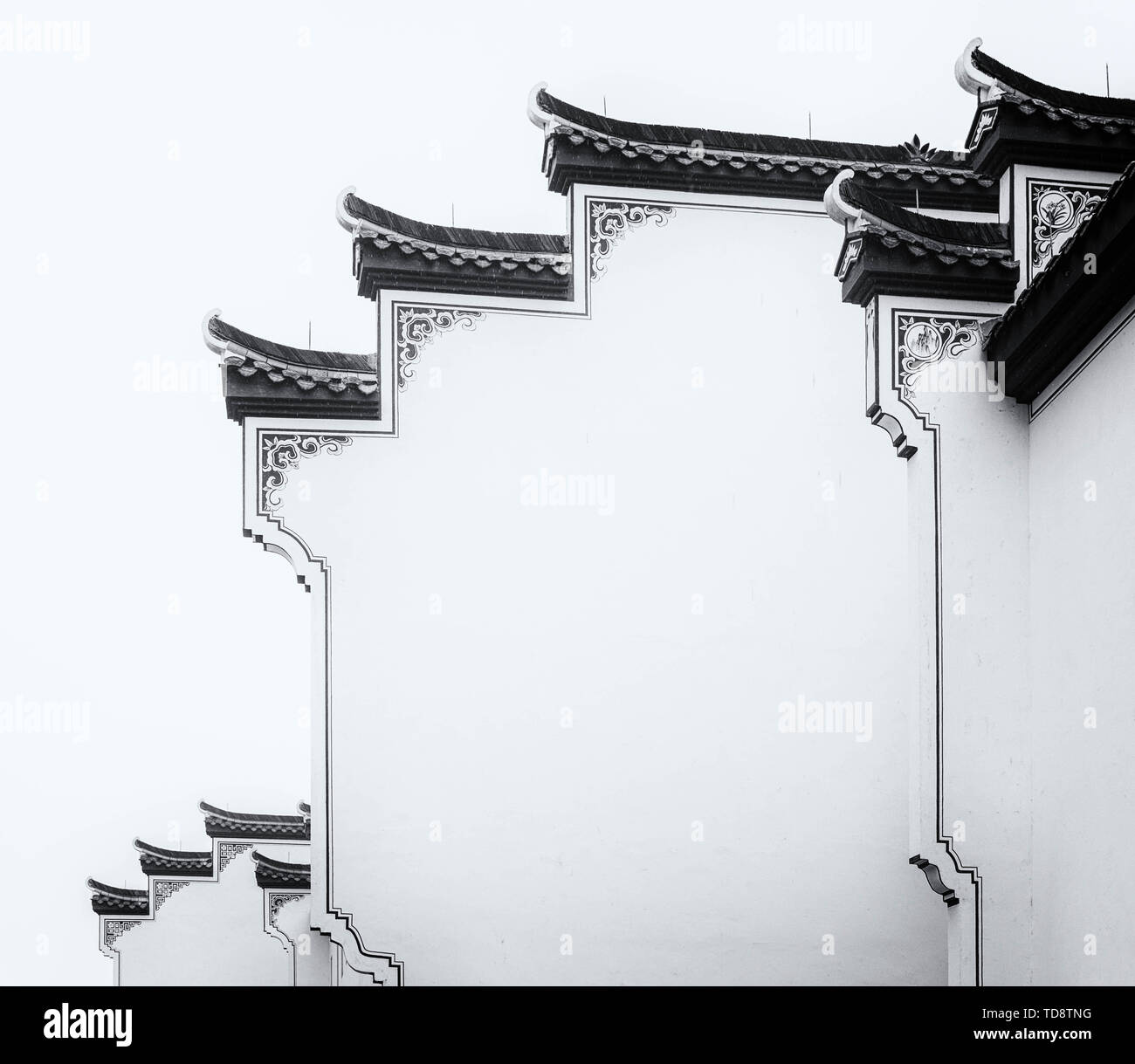 Hui Pai Ancient Architecture (Longyou Residential Court Stock Photo - Alamy