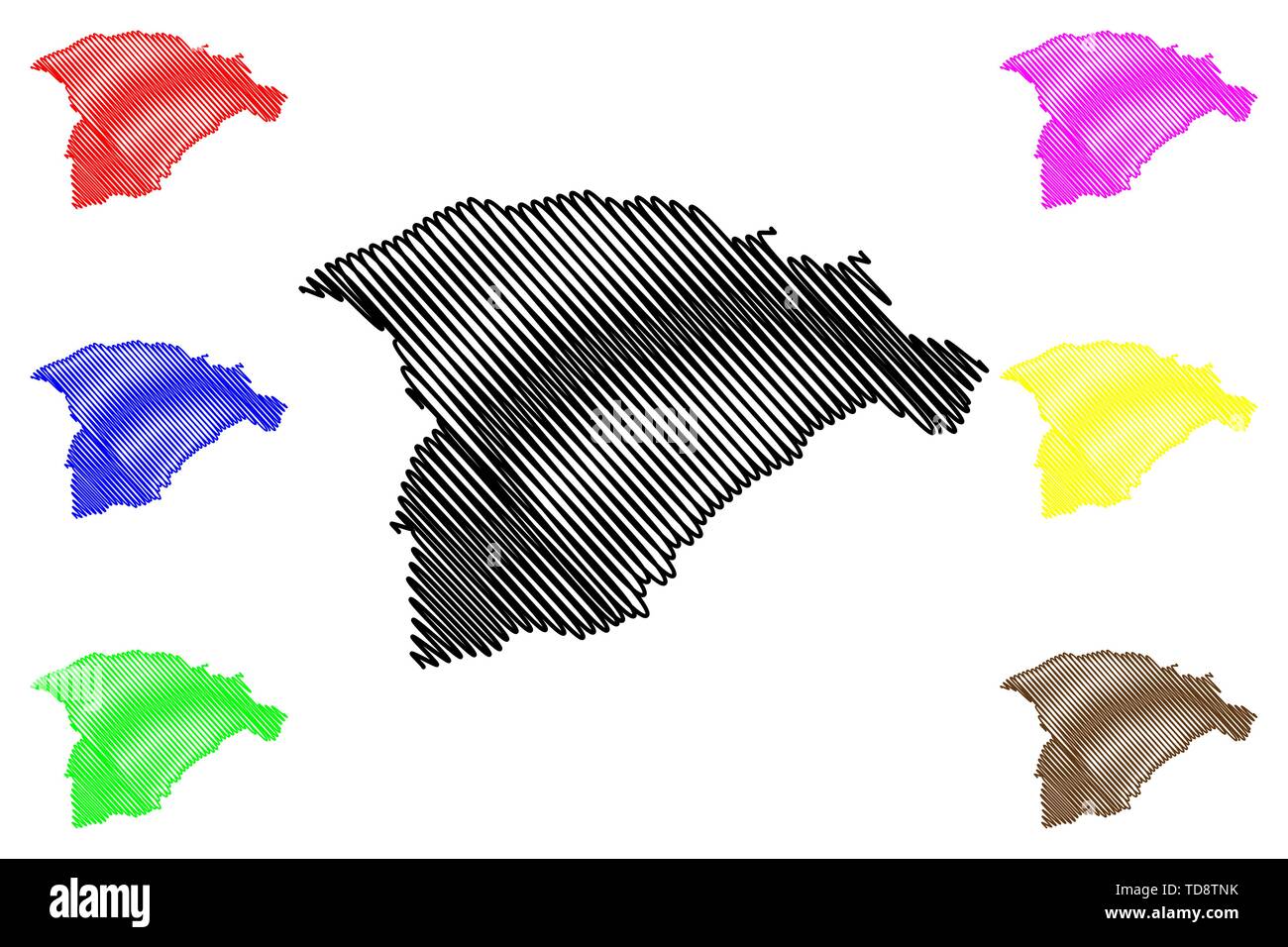 Hail Region (Regions of Saudi Arabia, Kingdom of Saudi Arabia, KSA) map ...