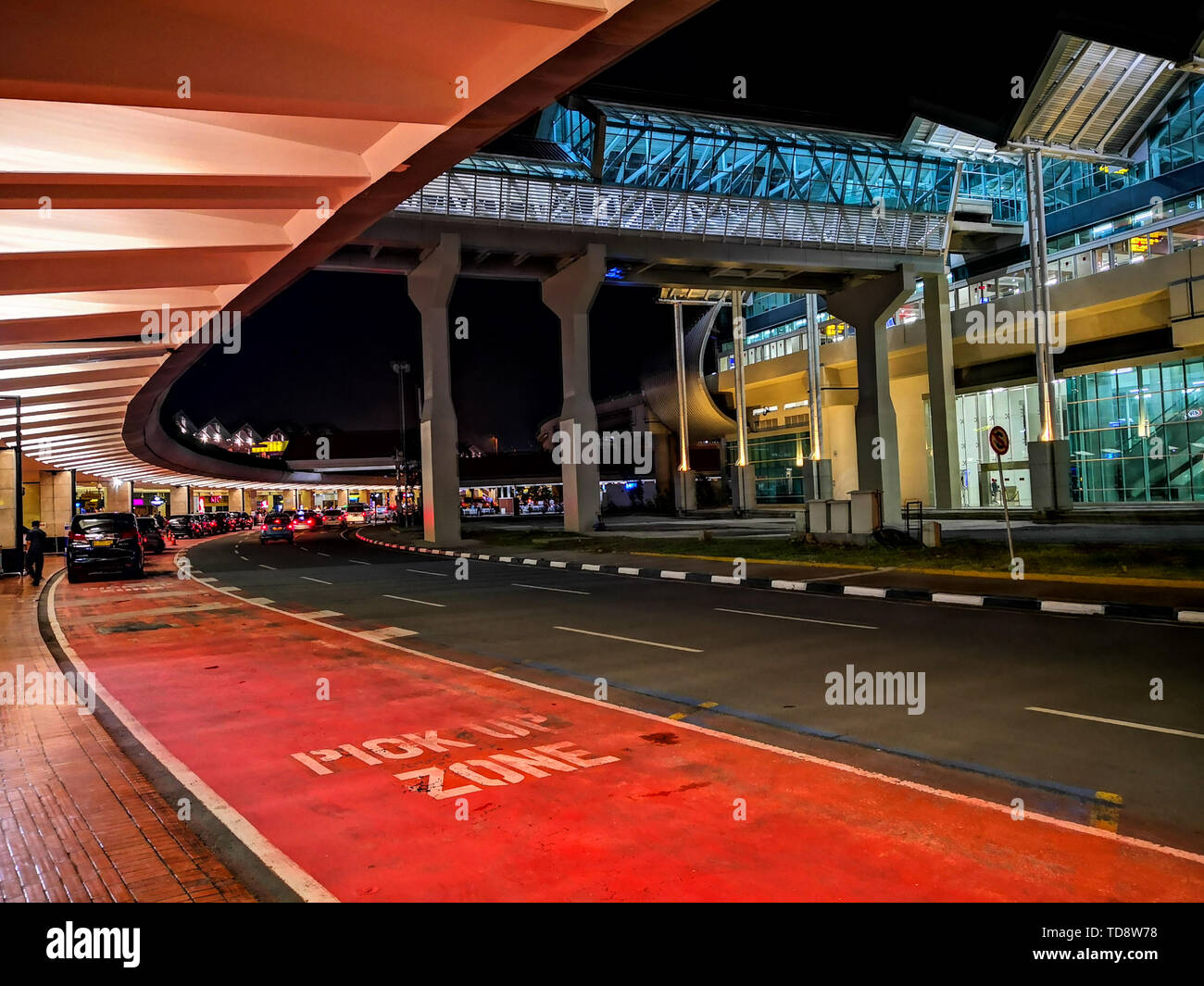 Night view of Jakarta Terminal Stock Photo - Alamy