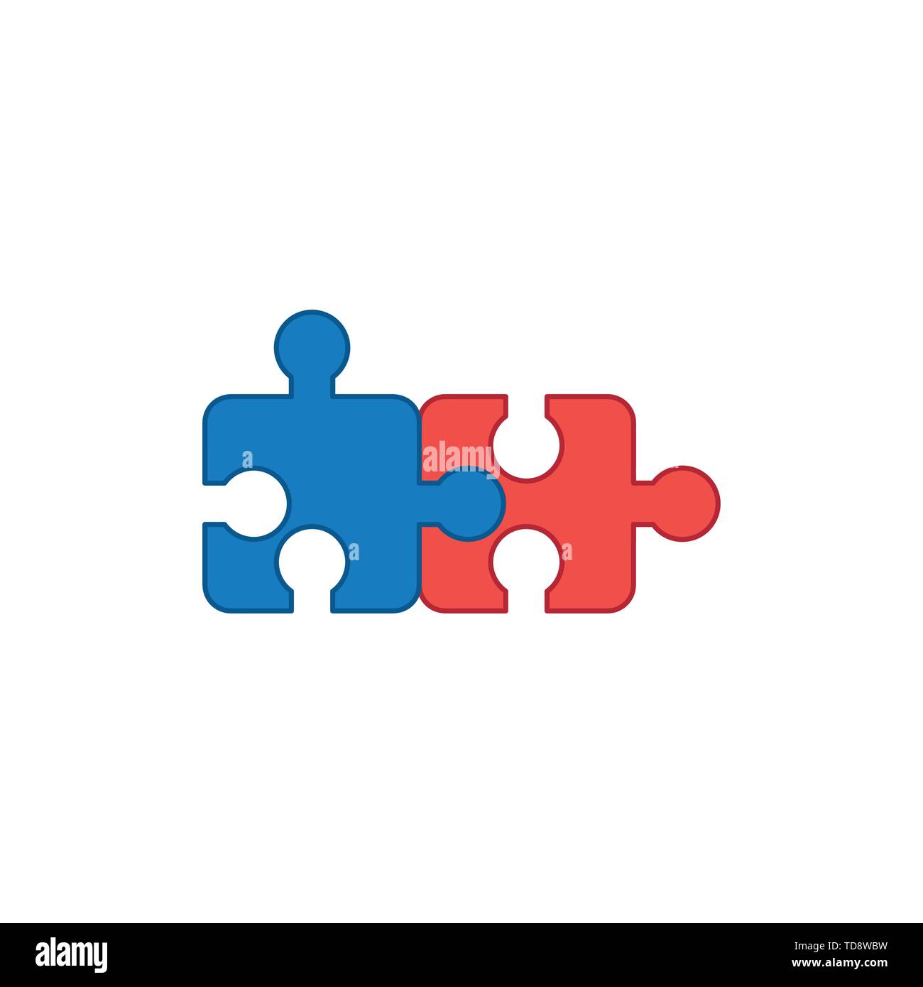 Two way partnership Stock Vector Images - Alamy