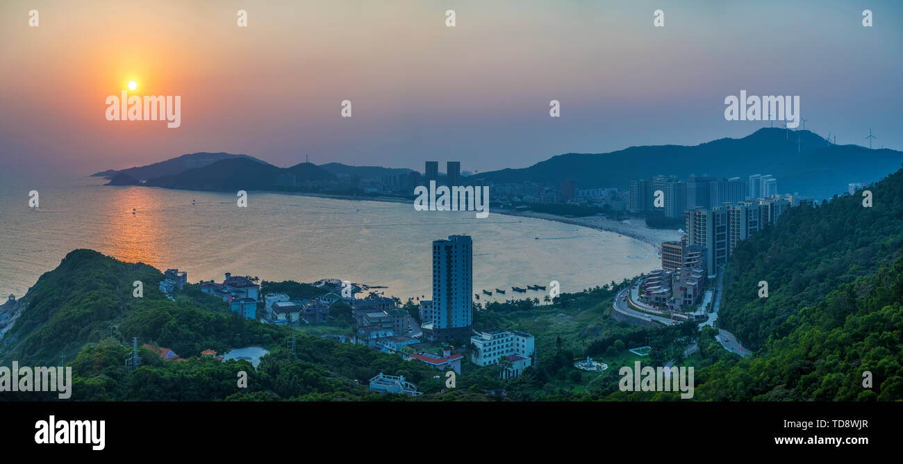Guangdong province night sky and night sky blue hi-res stock ...