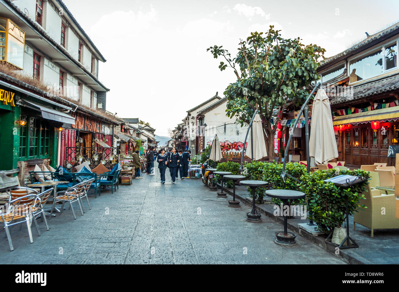 Scenery of the ancient town of Dali, Yunnan Province Stock Photo - Alamy