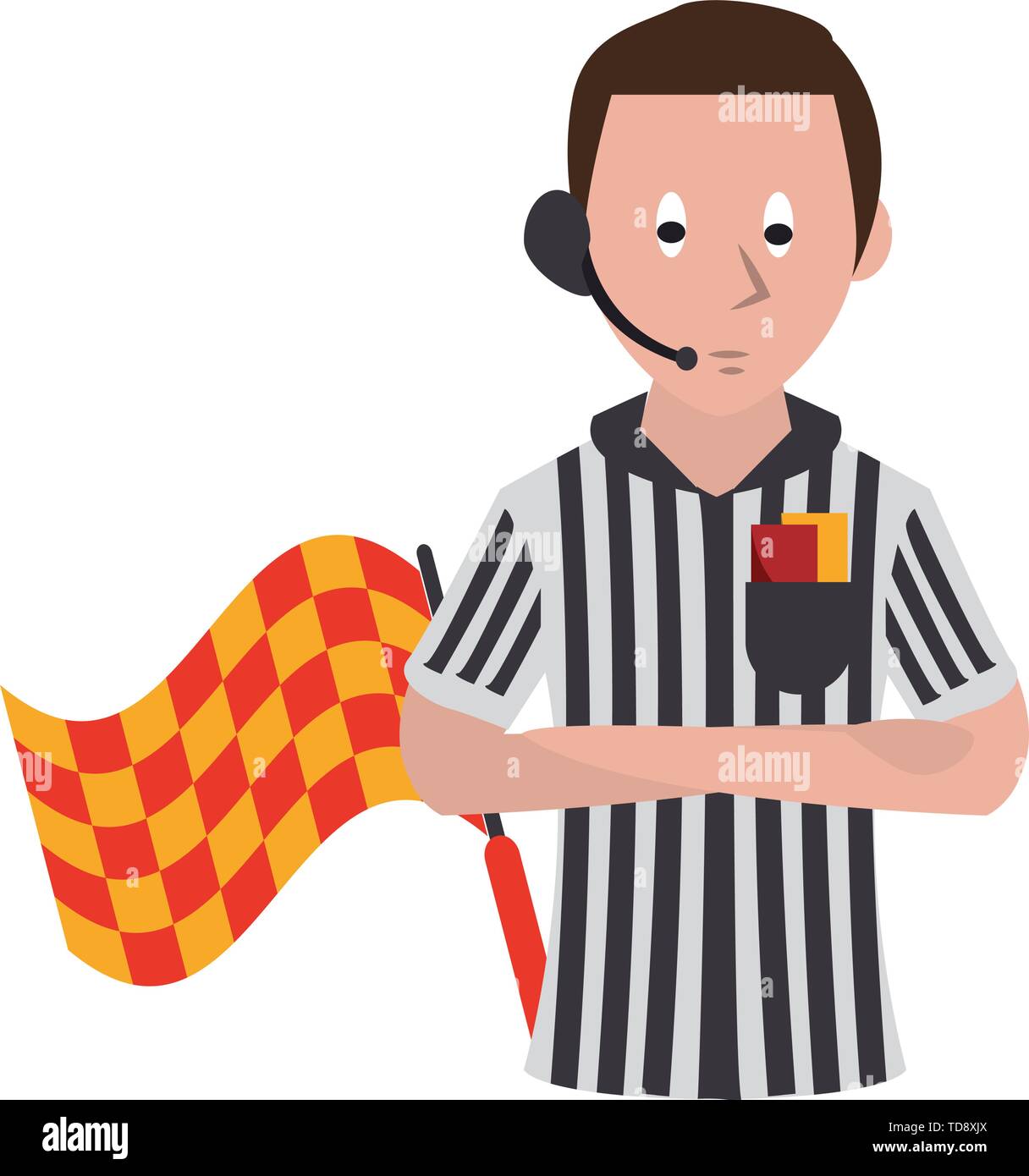 Soccer referee sport cartoons isolated Stock Vector Image & Art - Alamy