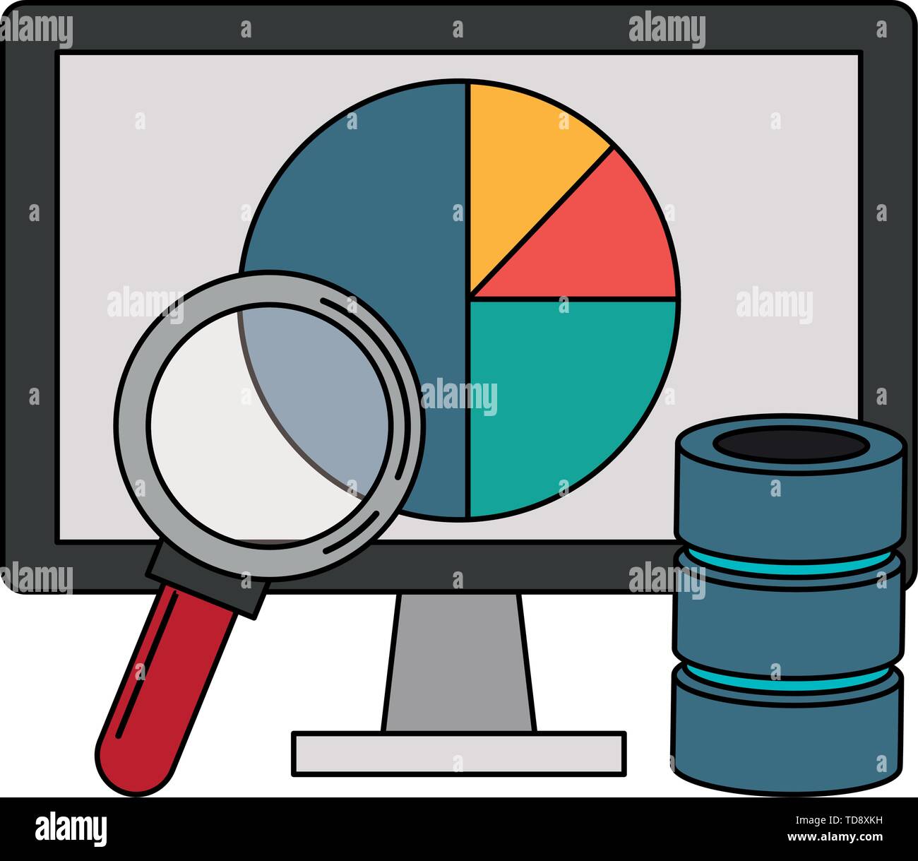 Office and business technology symbols Stock Vector Image & Art - Alamy