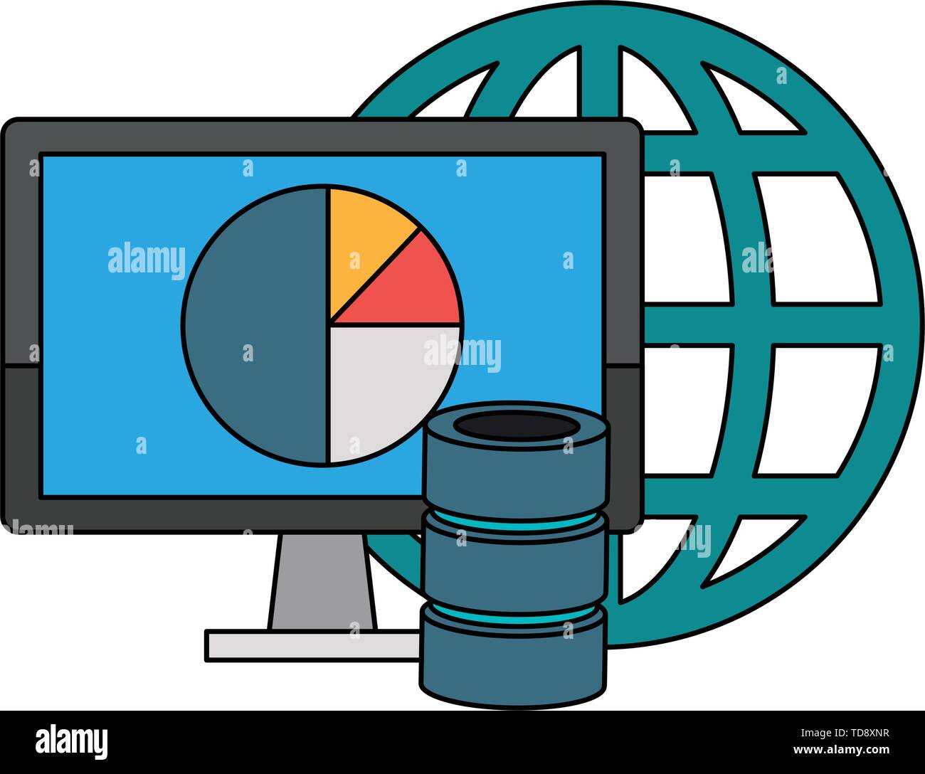 Office and business technology symbols Stock Vector Image & Art - Alamy
