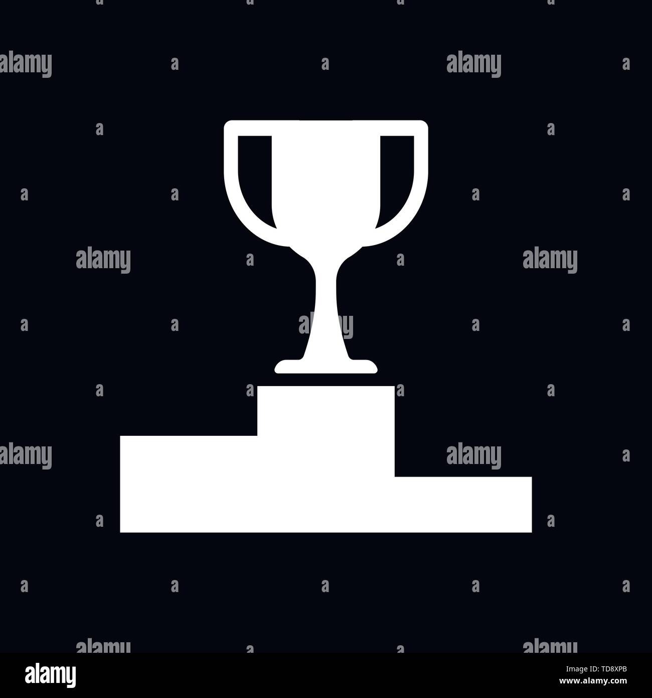 Champion vector icon, flat design for web or mobile app Stock Vector ...