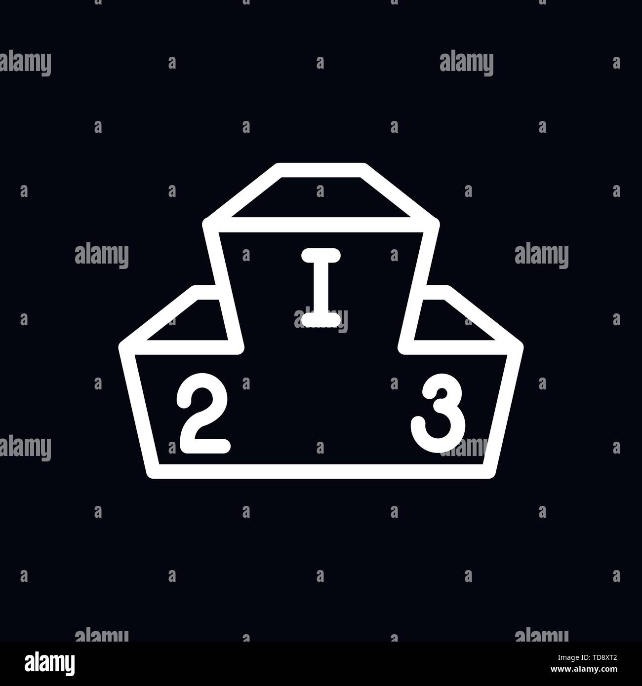 Champion vector icon, flat design for web or mobile app Stock Vector ...