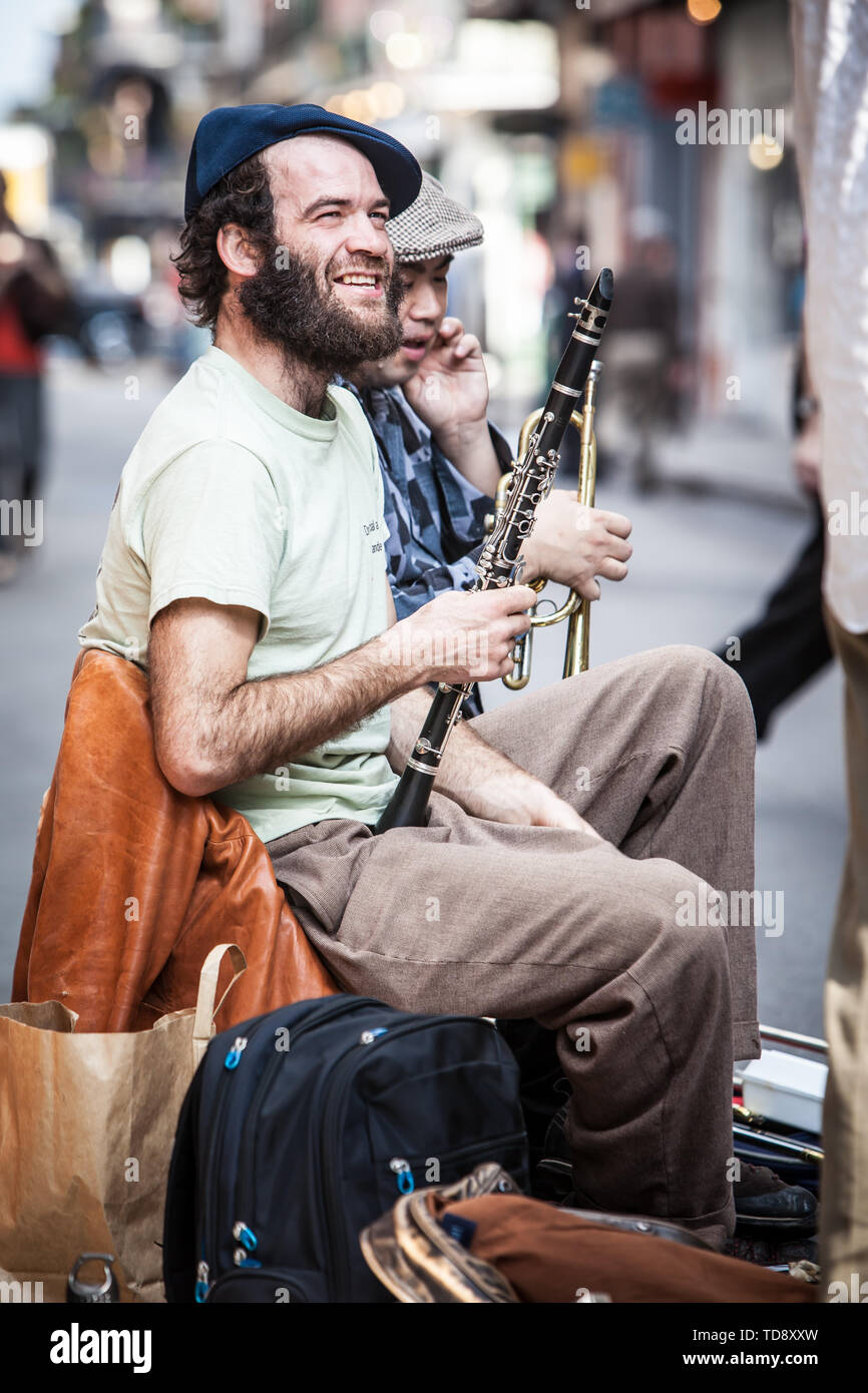 New Orleans Street Performers Stock Photo - Alamy