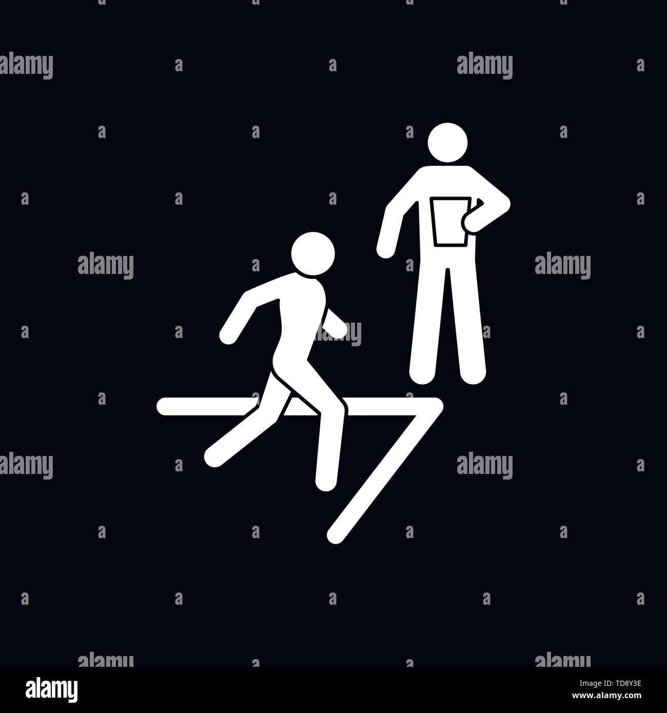 Coach icon vector, training and mentoring symbol Stock Vector Image ...