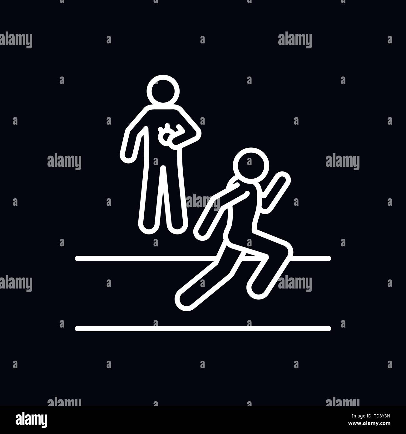 Coach icon vector, training and mentoring symbol Stock Vector Image ...