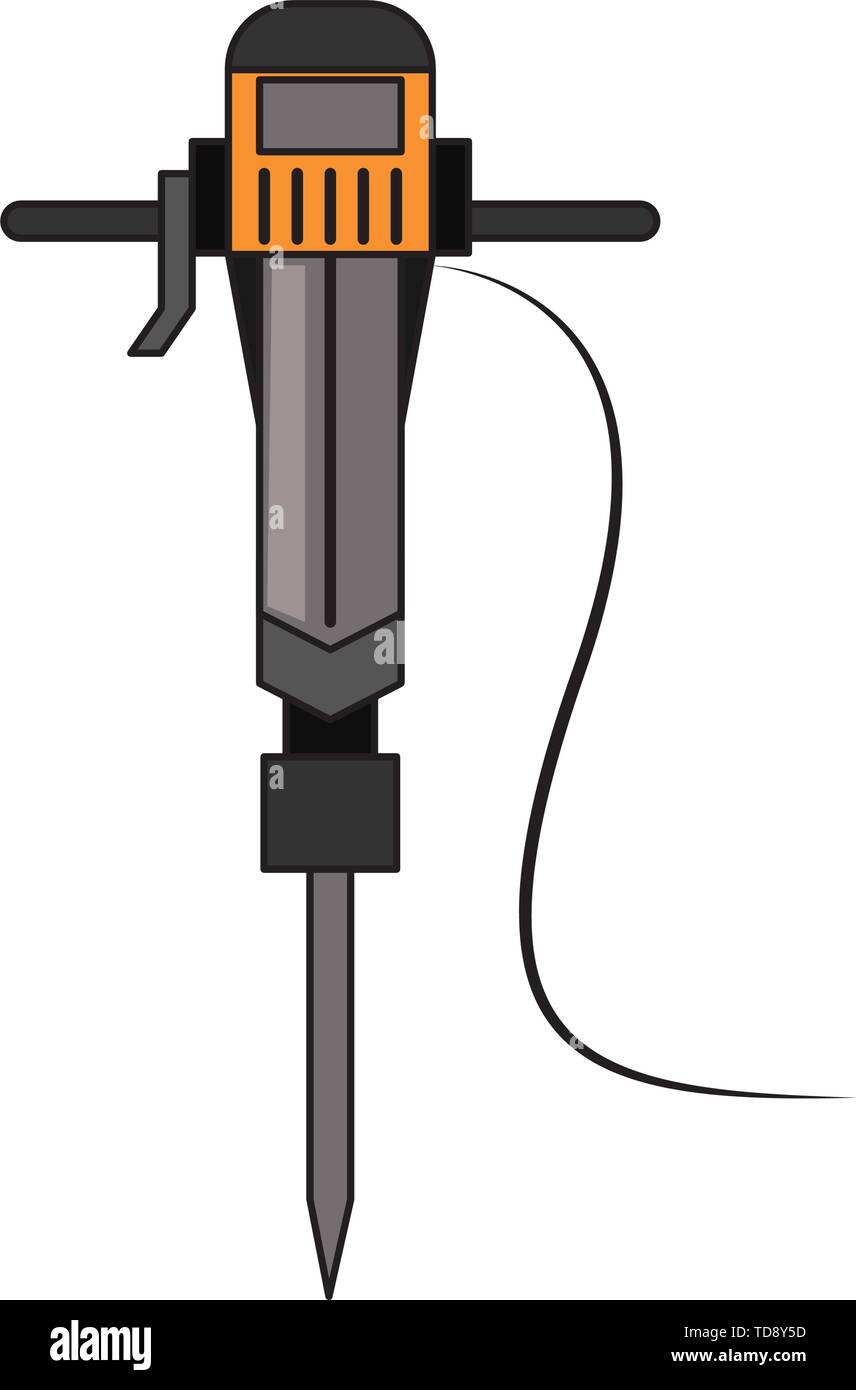 Mining industrial drill equipment isolated Stock Vector Image & Art - Alamy