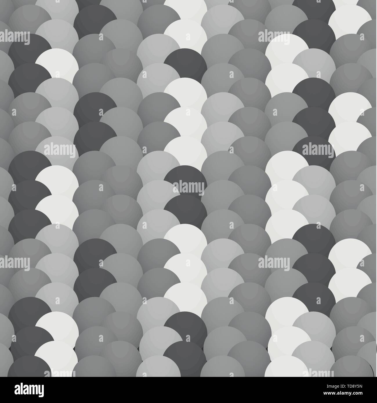 Circles with Drop Shadows- Black and White Abstract Background Texture ...