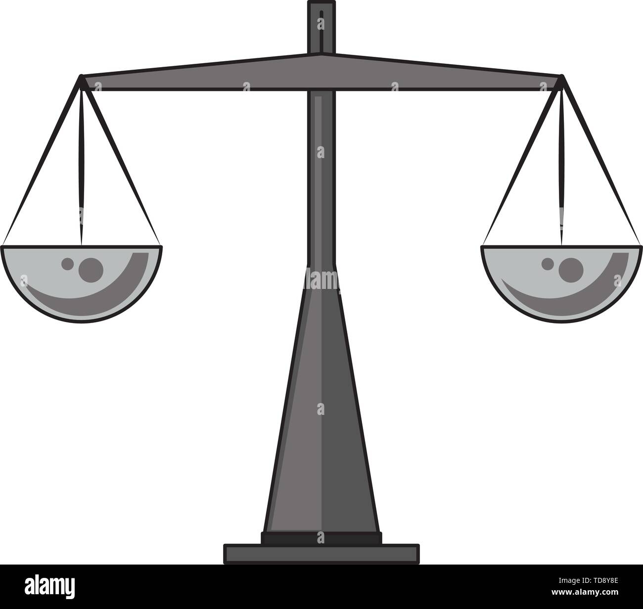 Antique weight balance symbol isolated Stock Vector Image & Art - Alamy