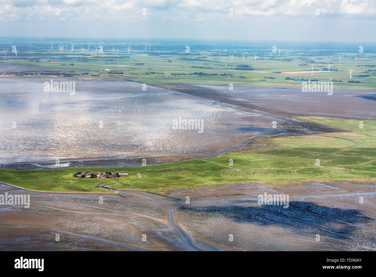 Hallig oland low tide north hi-res stock photography and images - Alamy